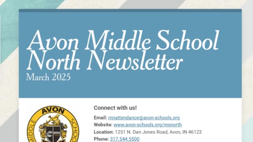 Avon Middle School North Logo
