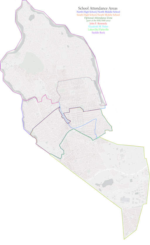 University High School Zone Map
