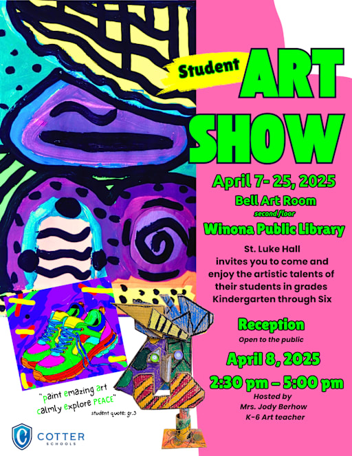 Student Art Show Posters
