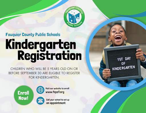 school registration flyer