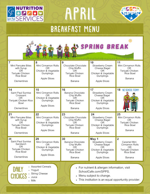 Sample Lunch Menu Sunday Lunch Menu