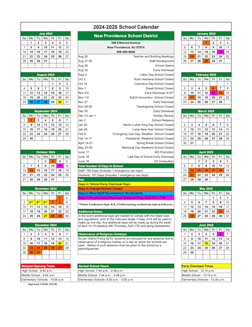 School Calendar Calendar | New Salem Almont School District