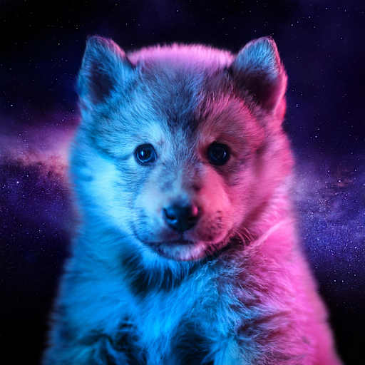 wolf wallpaper pup