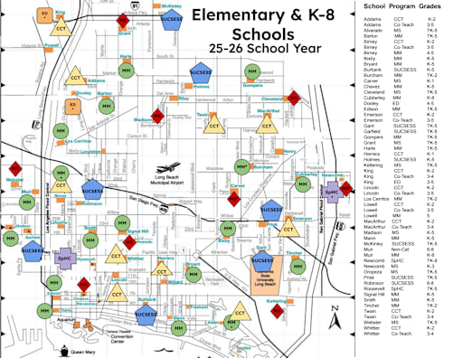 California School Districts Map Printable Maps
