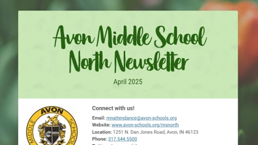 Avon Middle School North Logo