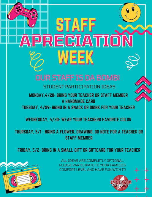 staff week ideas