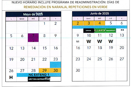 Assessment Calendar
