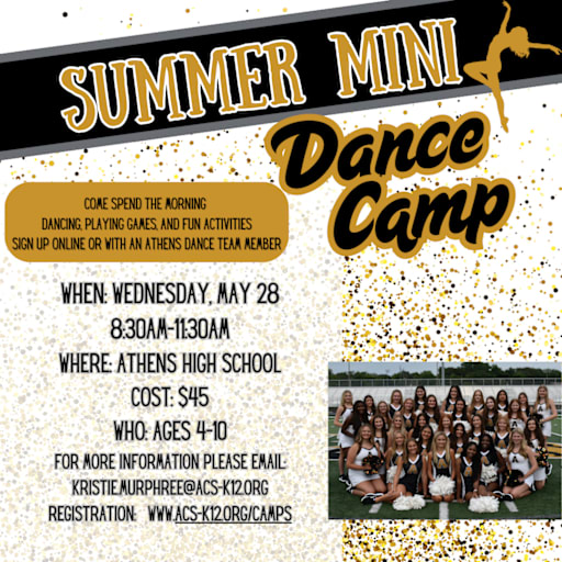 dance camp flyer