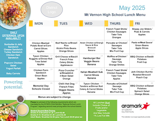 High School Lunch Menu Ideas Ultimate List Of School Lunch Ideas (Free