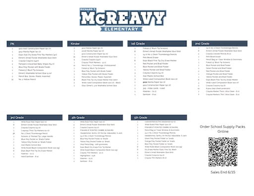 school resources order