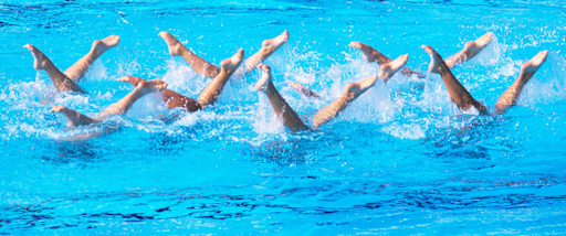 synchronized swimming