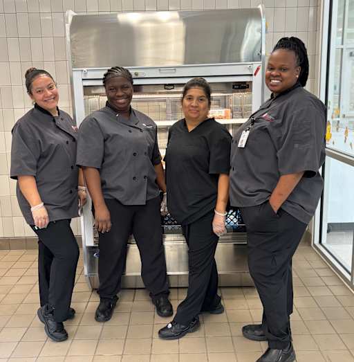 elementary school cafeteria worker