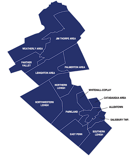 Lehigh County Map