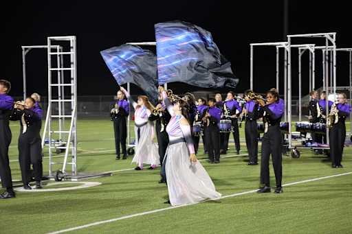 color guard marching