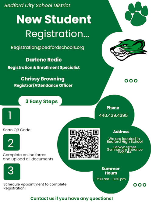 school registration codes