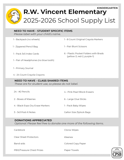 primary school information