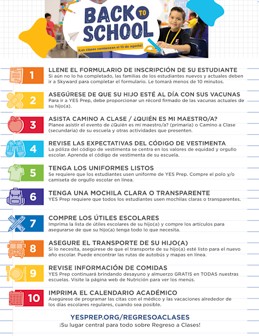 prep school supply list