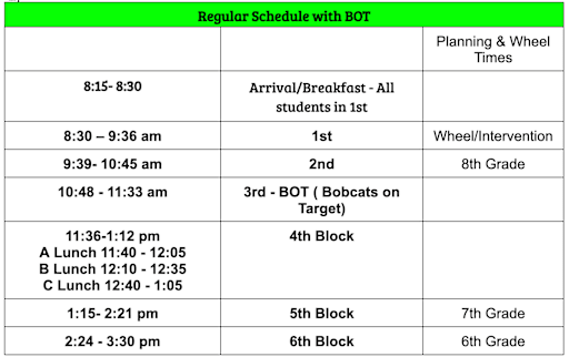 naumann elementary bell schedule