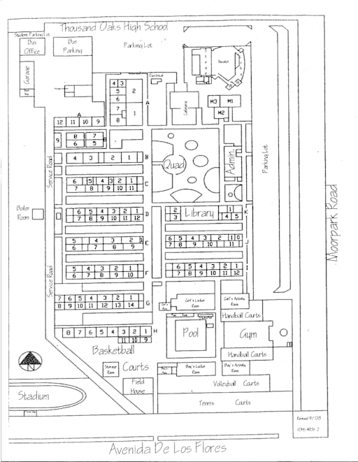 Tucson High School Campus Map Facility Rentals | Tucson High Magnet