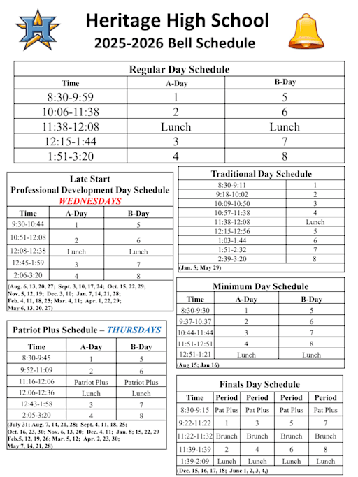 brentwood high school term dates