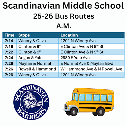 public bus schedule
