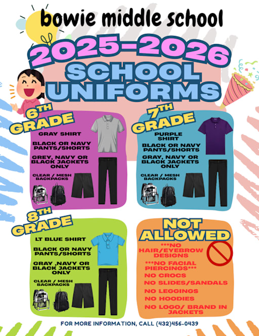 stephens middle school dress code