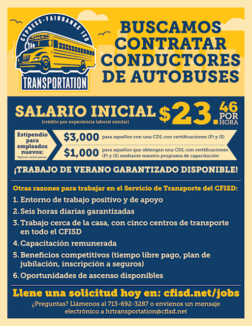 bus conductor vacancy