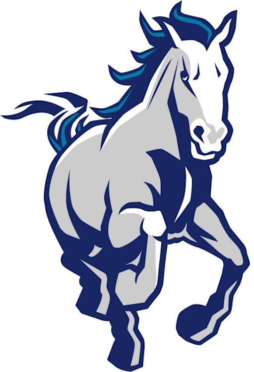Logotipo De La Escuela De Mustangs