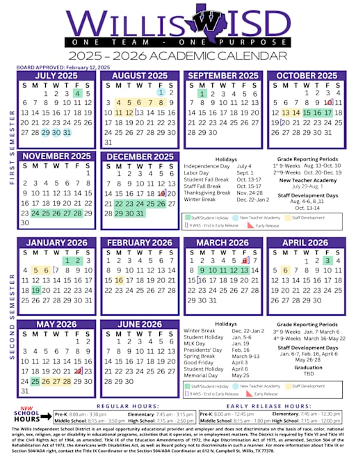 willis isd dress code