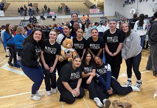 high school dance team practice