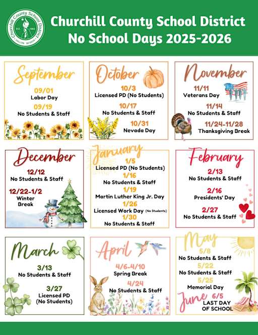 calendar without days