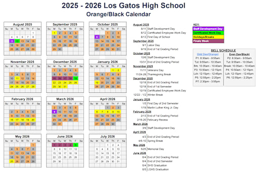 lrgs calendar