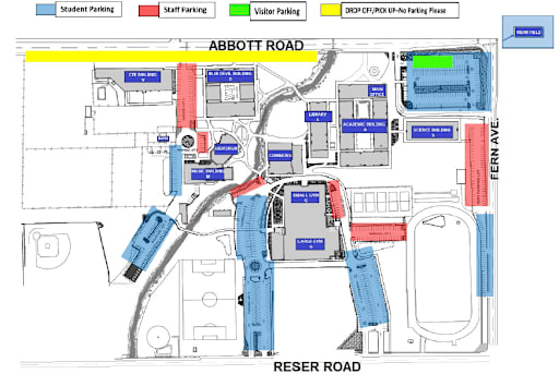 Waimea High School Campus Map On Campus Manzano Day School