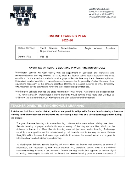 learning platform for school students