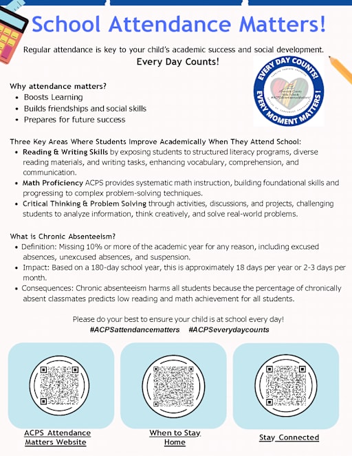 School Attendance Flyer Attendance – John Snively Elementary