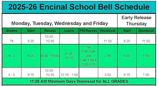 what time does elementary schools start
