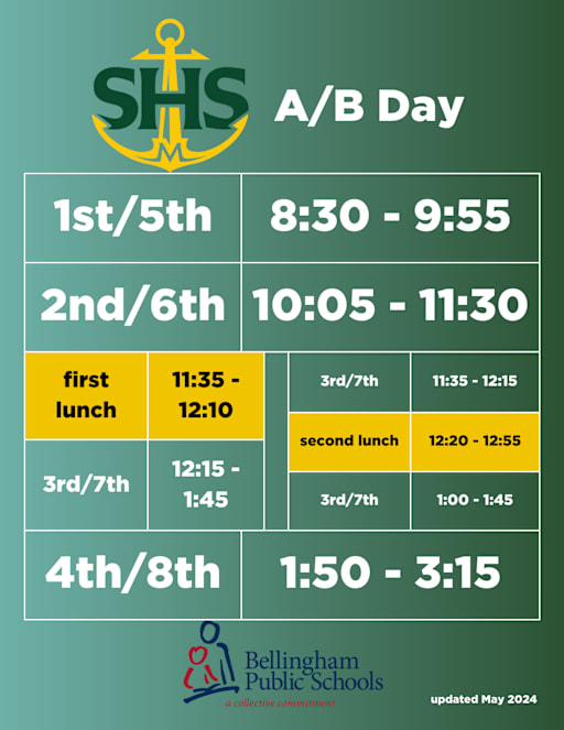 Sandalwood High School Bell Schedule