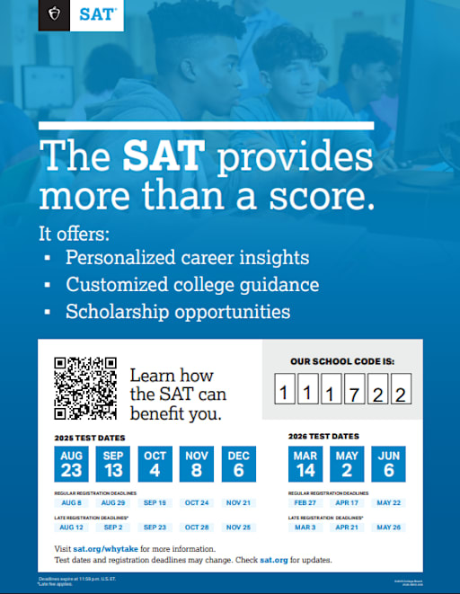 act and sat dates