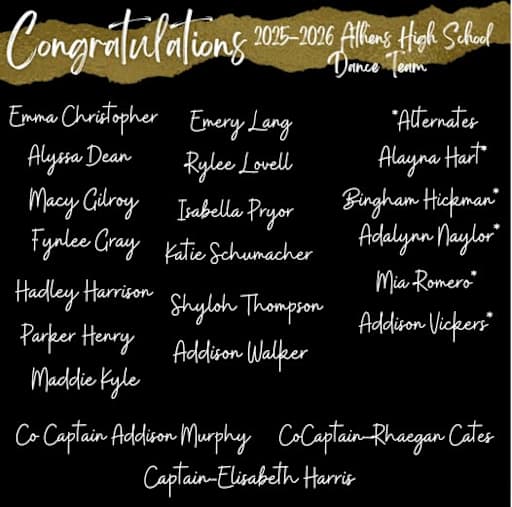 high school dances list