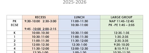 lcisd elementary school hours