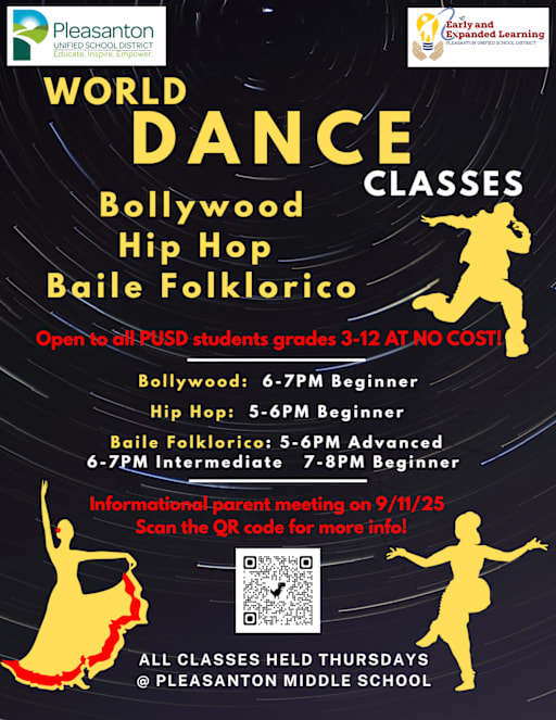 world dance flyers