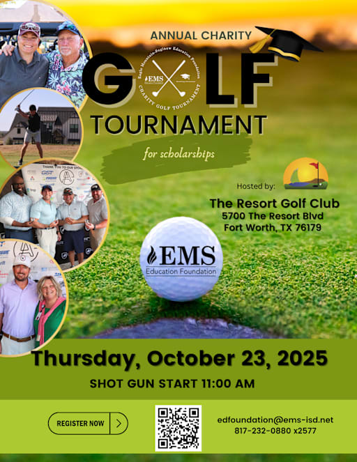 Charity Golf Event Flyer