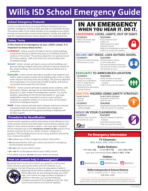 willis isd dress code