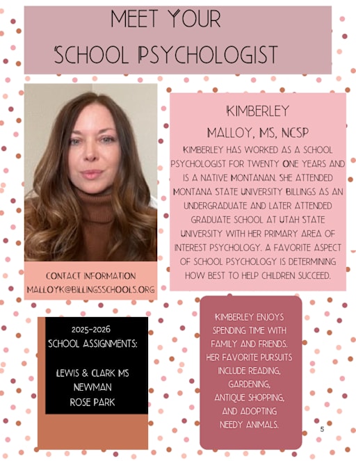 psychologist background information