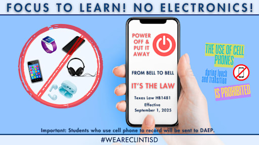 no electronics in school