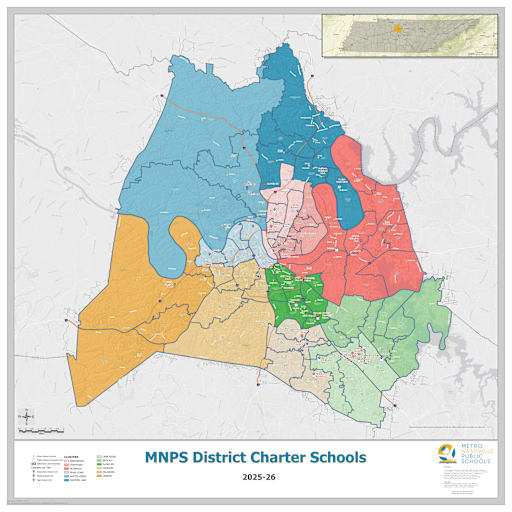Tennessee School District Map