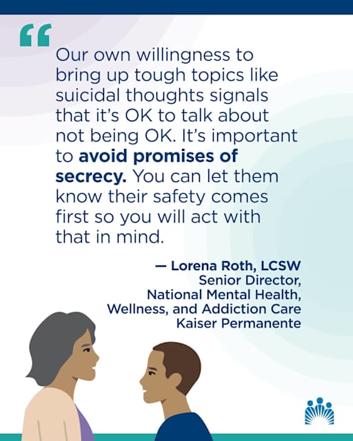 suicidal thoughts avoid