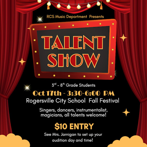School Talent Show Poster