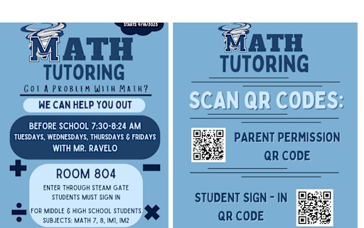 maths tutor advert