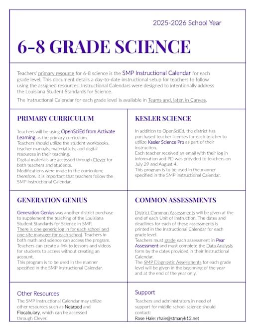 primary school information